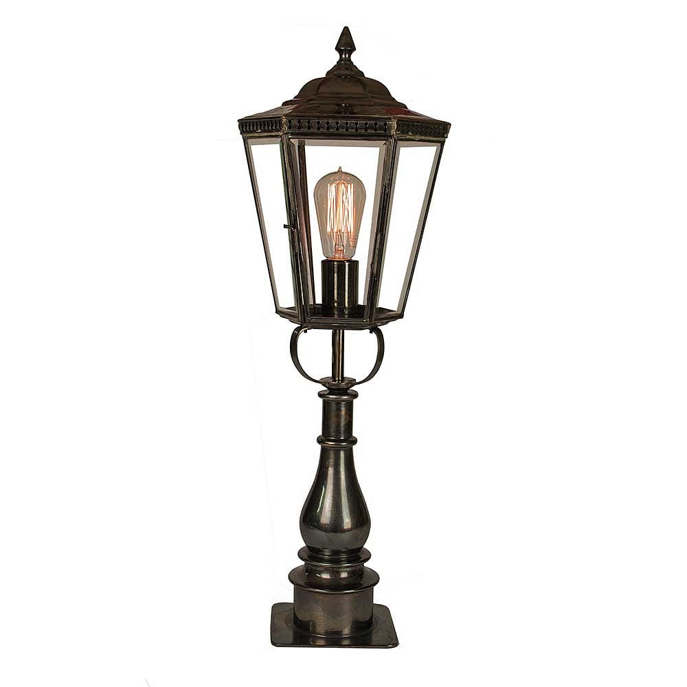 Chelsea Solid Brass Pillar Lamp from Richard Hathaway