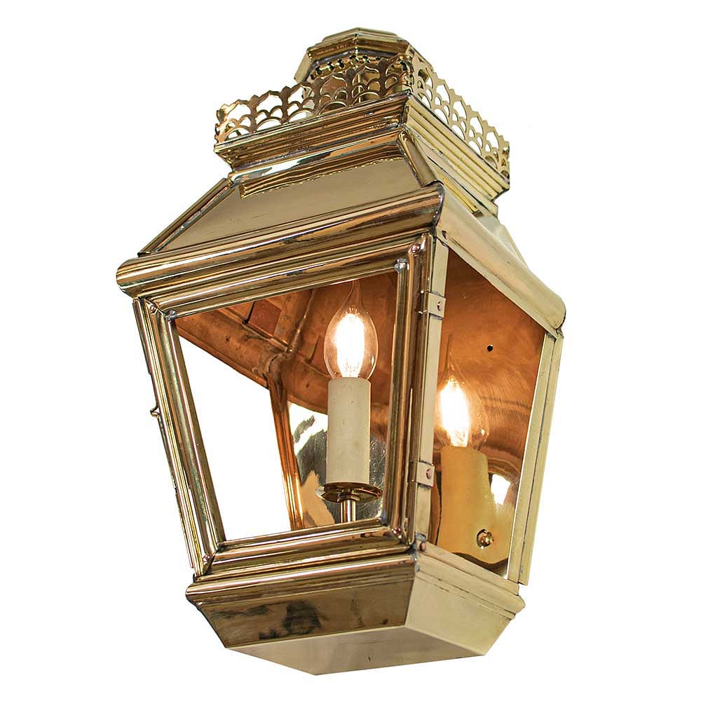 Chateau Solid Brass 1 Light Exterior Passage Lamp