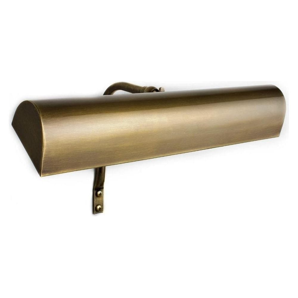 Oxford Solid Brass Frame Mounted Picture Light Antique Brass